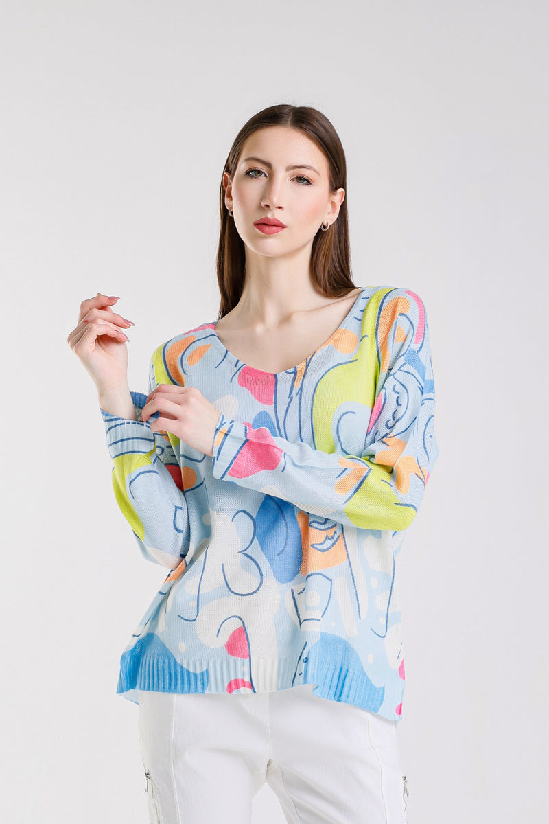Hannah Carnival Light Sweater (BLS431C) – TINA Stephens Group